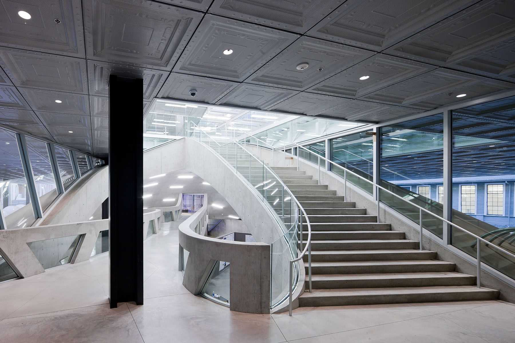 Paul Milstein Hall, Cornell University, Ithaca USA – OMA, Rem Koolhaas ...