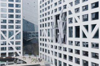 Sliced Porosity Block, Chengdu China, Steven Holl | Iwan Baan