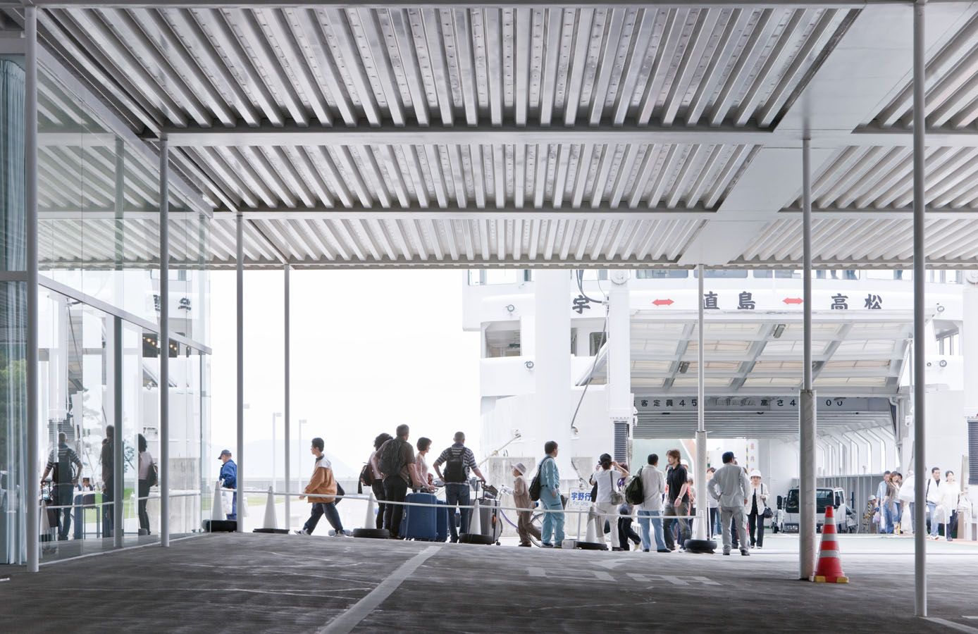 Naoshima Ferry Terminal, Naoshima Japan – SANAA – Iwan Baan