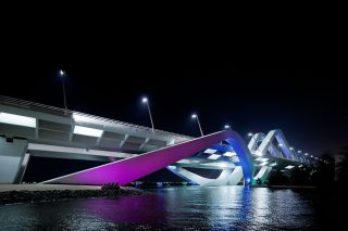 Sheikh Zayed Bridge, Abu Dhabi - Zaha Hadid | Iwan Baan
