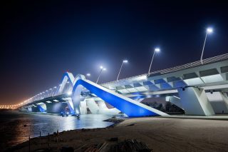 Sheikh Zayed Bridge, Abu Dhabi - Zaha Hadid | Iwan Baan