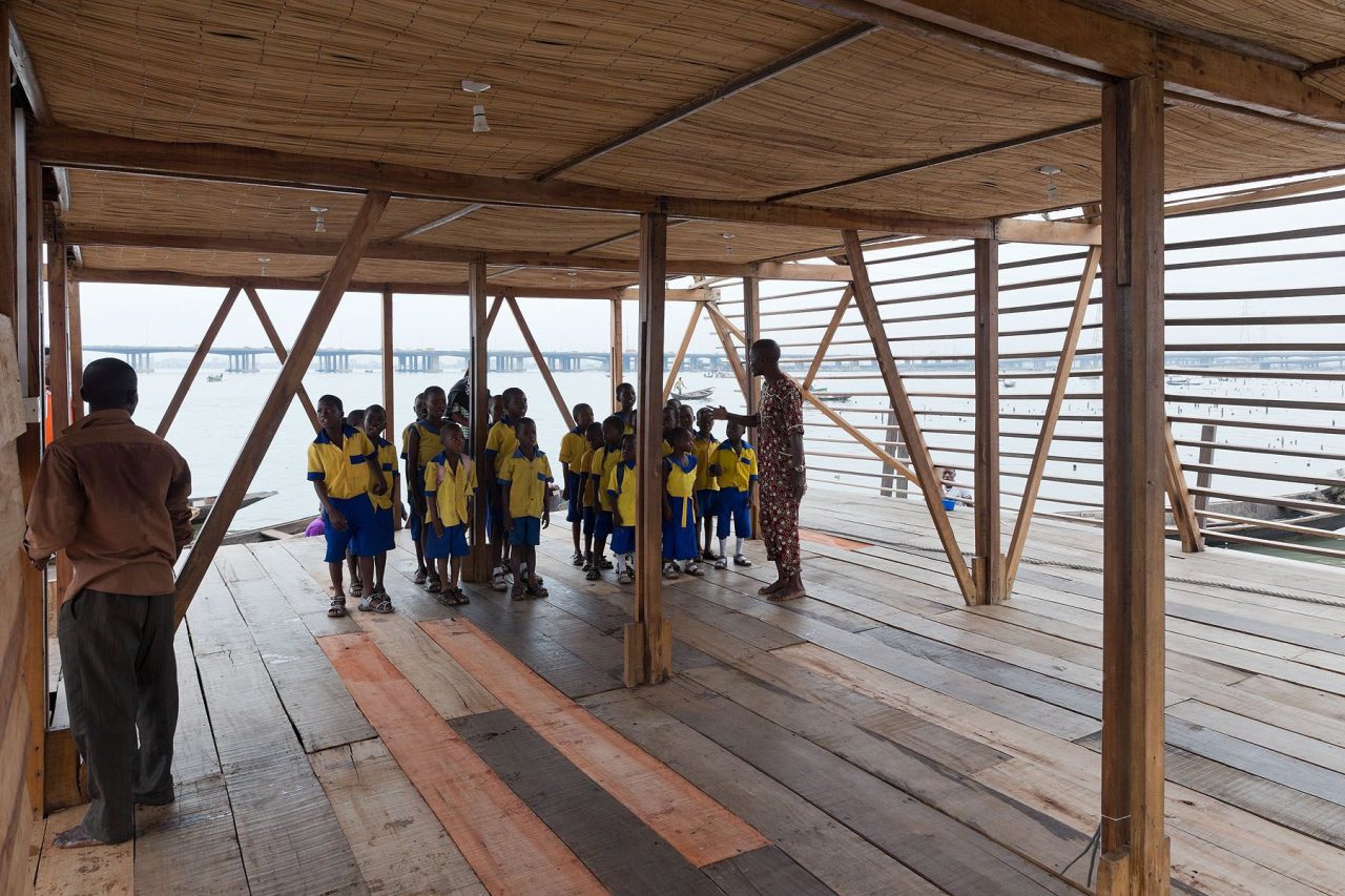 Makoko Floating School, Lagos, Nigeria – Kunle Adeyemi NLÉ – Iwan Baan