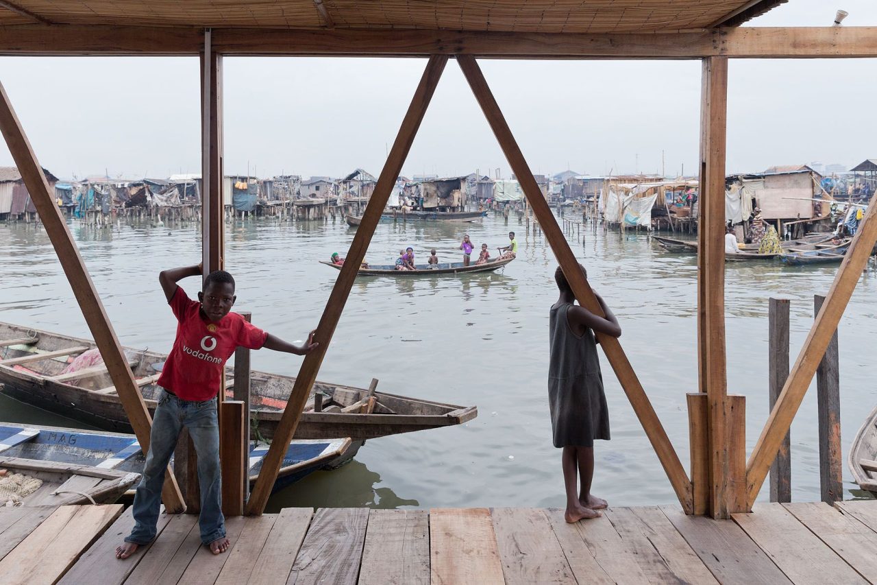 Makoko Floating School, Lagos, Nigeria – Kunle Adeyemi NLÉ – Iwan Baan