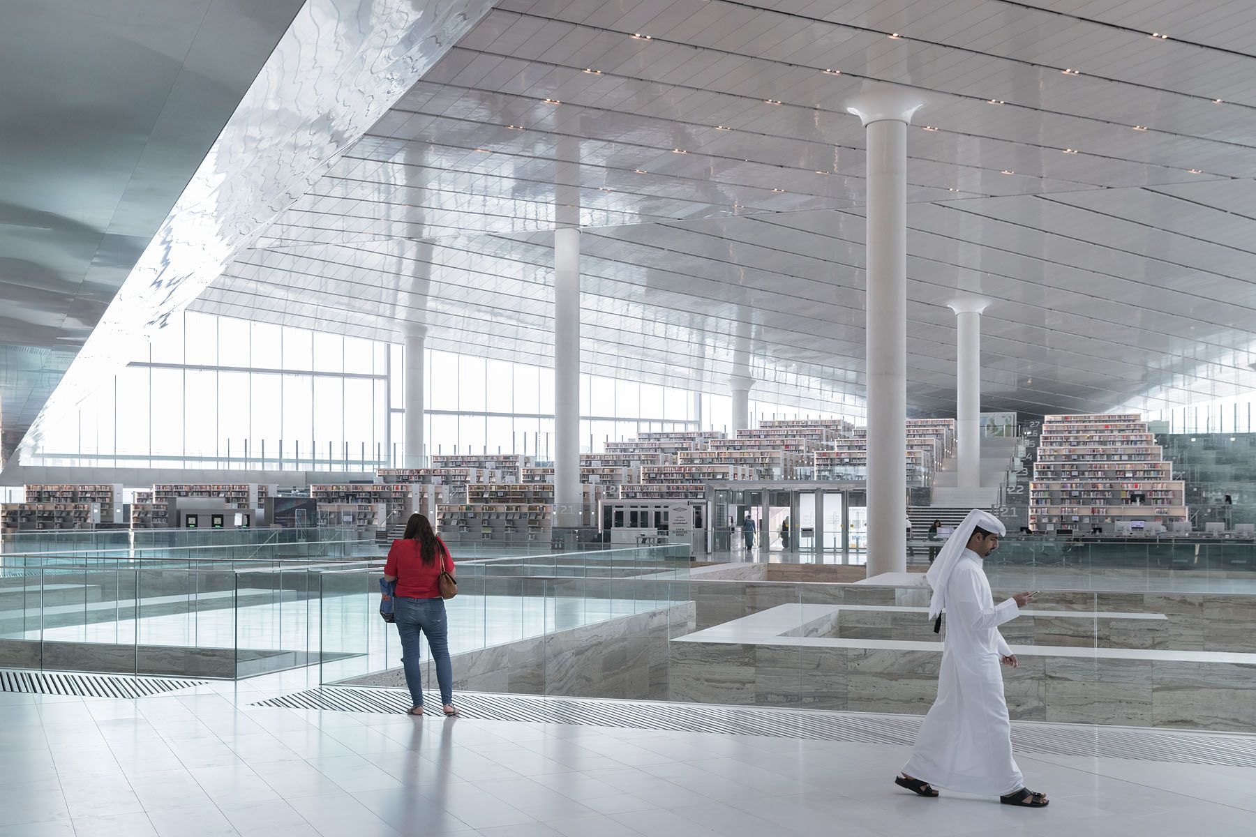 Qatar National Library – OMA – Iwan Baan